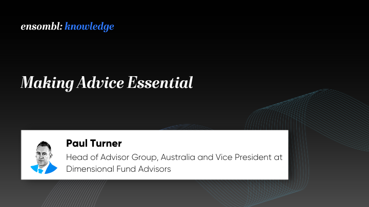 Making Advice Essential - Ensombl